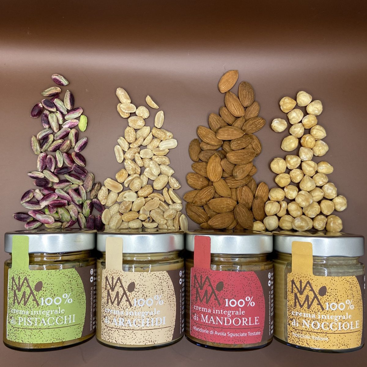 Box 4 Creme 100% di Frutta Secca, Pronte da Spalmare | NA.mA